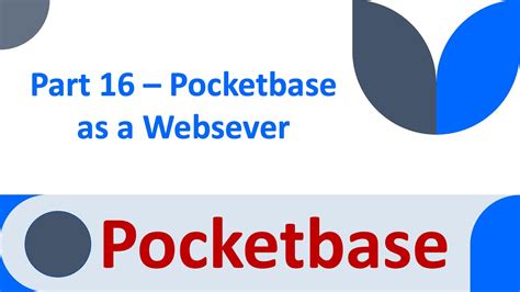 Understanding How To Use Pocketbase Part 16 Pocketbase As A