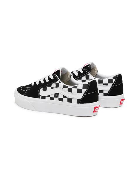 Vans Sk8 Low Canvas Suede Black Checkerboard Vn0a4uuk4w71 Boutique X20 Mtl