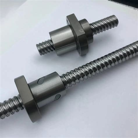 Ball Screw Stainless Steel Cnc Rotating Nut 20mm Ball Screw Cnc Linear Guide Ground Ball Screw
