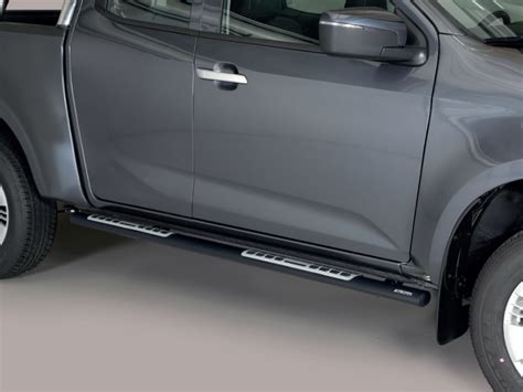Side Steps Ford Ranger EC 2023 Stainless Steel Black DSP