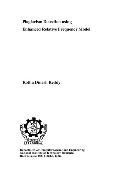 pdf plagiarism detection using enhanced relative frequency model