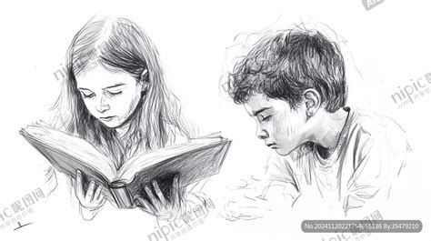Ai创作图阅读手绘 高清手绘儿童 儿童素描像 手绘阅读学生 书籍配画 课本手绘 女孩读书手绘 双人读书情景 手绘学习场景 场景速写 读书女孩素描 写生绘本 看书的绘本 写实人物手绘 电影手绘稿
