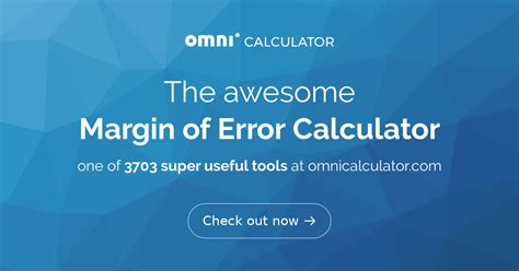 Margin Of Error Calculator