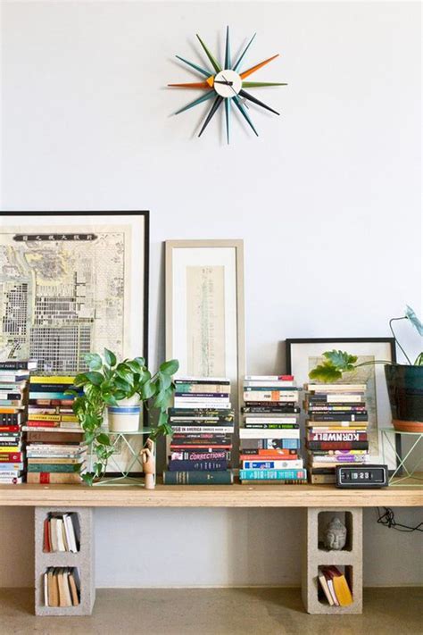20 Modern Cinder Block Bookcase For Diys Lover Homemydesign