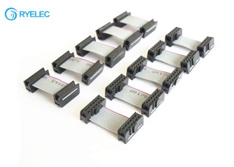 127mm Pitch Flat Idc Ribbon Cable Assembly With Traditional Idc Connector