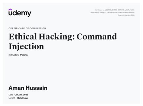 Aman Hussain On Linkedin Ethicalhacking Commands Kalilinux Udemy