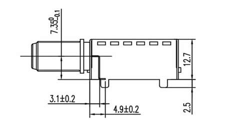 Rf Shield Cans With Connector Shield With F Connector For Cpe Andstb