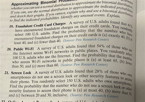 Solved Approximating Binomial Whether You Can Use A Normal Chegg Com