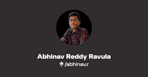 Abhinav Reddy Ravula Linktree