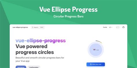 Vue Ellipse Progress Circular Progress Bars Made With Vuejs