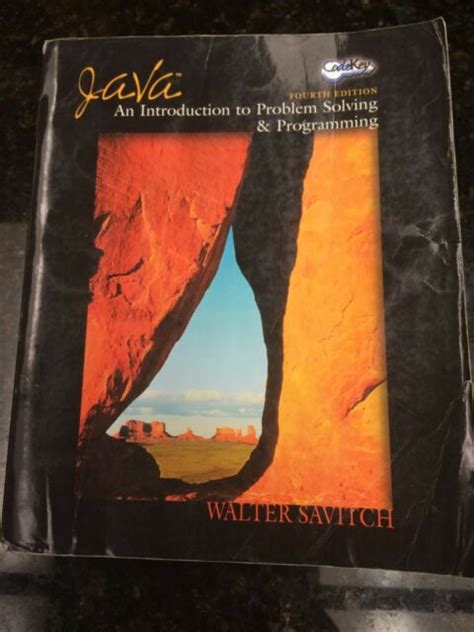 java an introduction to problem solving and programming by walter savitch 2004 perfect for