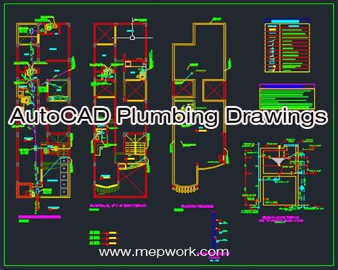 Autocad Plumbing Drawings Dwg Layout Plans Plumbing Cad Blocks