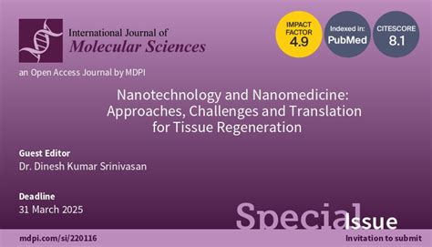 Dinesh Kumar Srinivasan On Linkedin Ijms Callforpapers Nanomedicine
