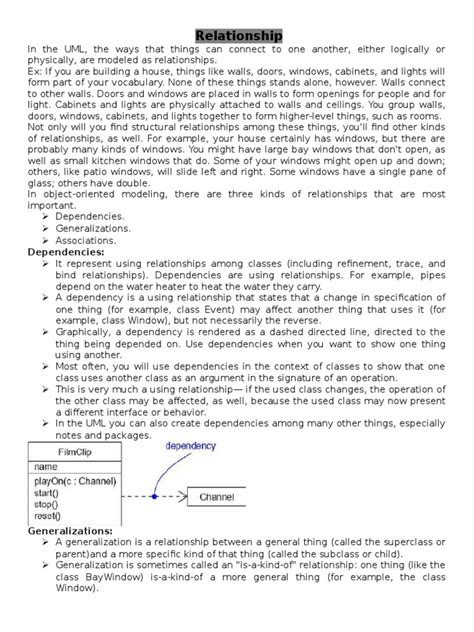 Uml Note Pdf Class Computer Programming Inheritance Object Oriented Programming