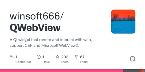 Github Winsoft666qwebview A Qt Widget That Render And Interact With Web Support Cef And