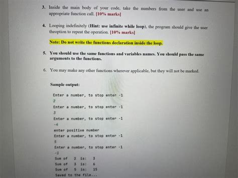 Solved Sing Python Create A Program That Finds The Sum Of