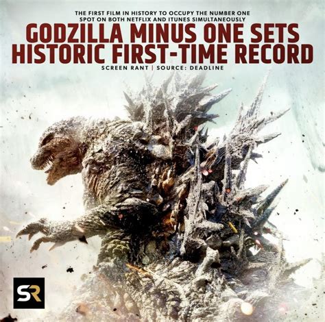 익스트림무비 ‘고질라 마이너스원 넷플 And 아이튠즈 동시 1위 역대 Ott 공개영화 최초기록