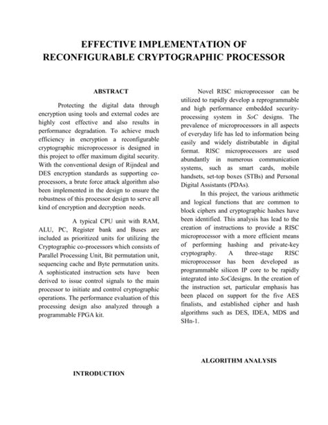 Effective Implementation Of Reconfigurable