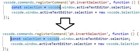 Provides A Command To Change The Cursor Position While Maintaining Cursor Selection Issue