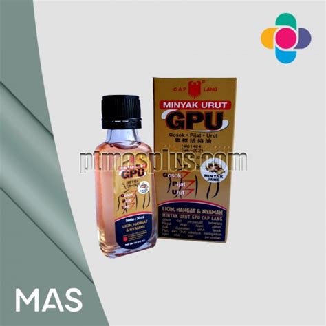 Produk GPU LINIMENT MINYAK JAHE 30 ML PT MURNI AIK SUKSES