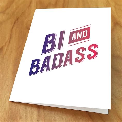 Bisexual Encouragement And Support Greeting Card Bisx4crd Etsy