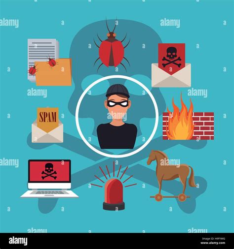 Colorful Cyber Security System Design Stock Vector Image And Art Alamy