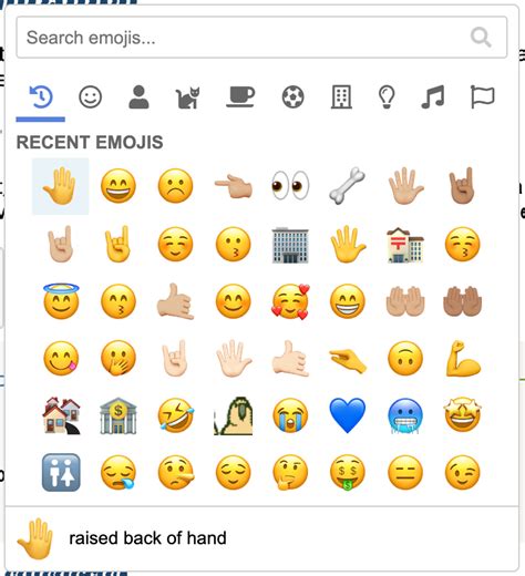 Emoji Picker Container Justify Content Space Between Instead Of Center