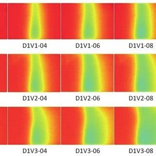 Heat Distribution Profile Of D V D V And D V Minutes