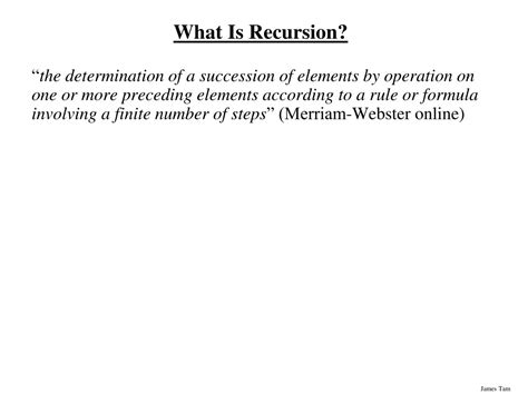 Ppt Mastering Recursion Programs Philosophy And Applications
