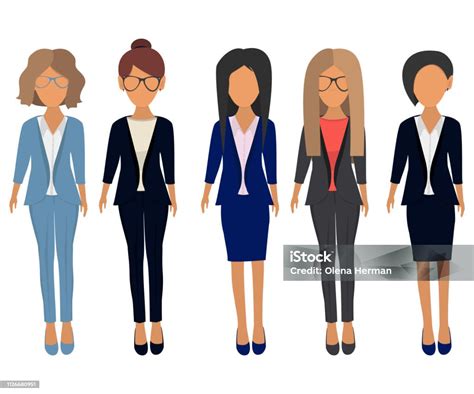 Orang Kantoran Tim Bisnis Dan Pebisnis Ilustrasi Vektor Ilustrasi Stok