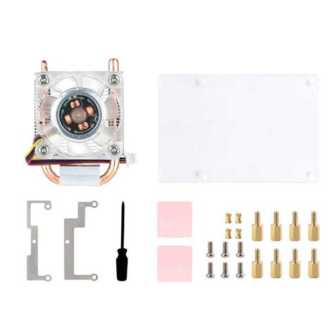 Raspberry Pi 5 Ice Tower Higher Rgb Fan Pi5 Cpu Cooler U Shaped Copper Tube Fins