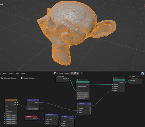 How Can I Perform 2d Noise Deformation With Geonode Modeling