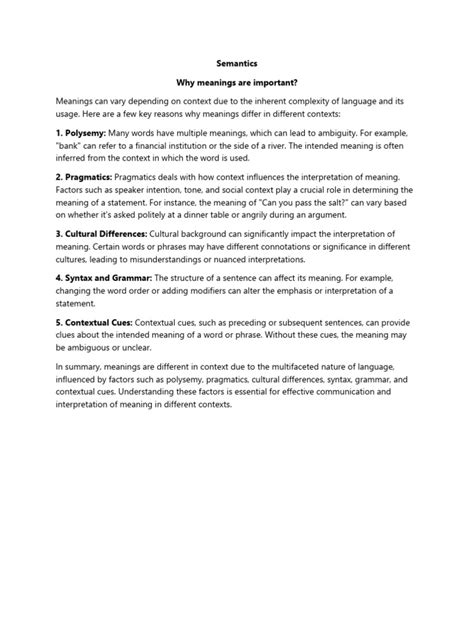 Semantics Full Chapter Pdf Semantics Paradox