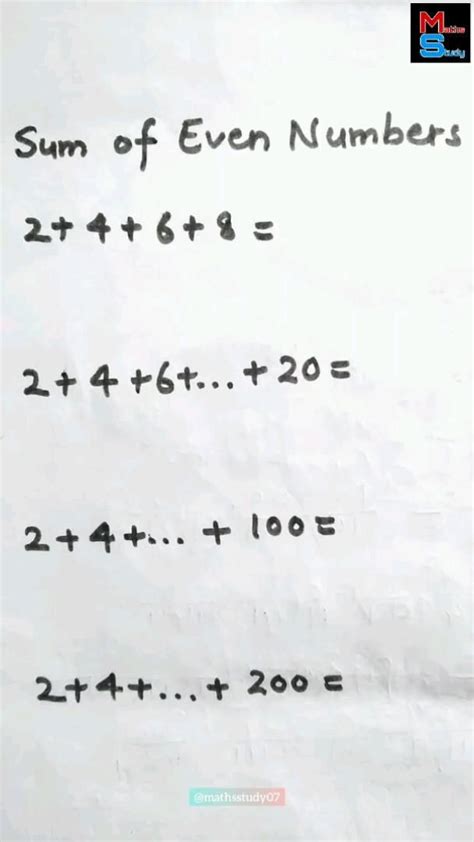 Sum Of First N Even Numbers