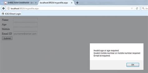 Textbox Validation Client Side And Server Side In Aspnet Webform