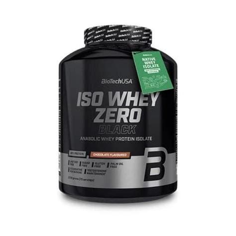 Сывороточный протеин изолят BioTech Iso Whey Zero Black (2270 г) биотеч ...
