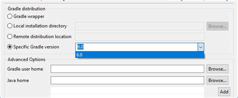 Buildship Only Offers Gradle Version 60 · Issue 968 · Eclipse