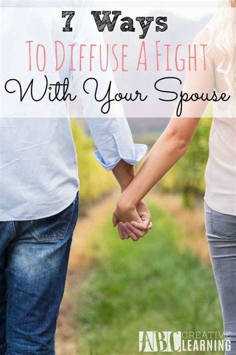 7 Ways To Diffuse A Fight With Your Spouse Not Everyday Will Be