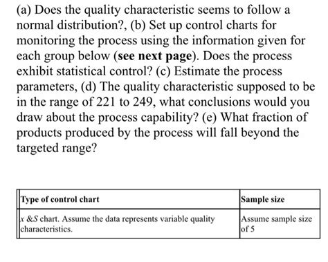 Solve The Following Using Minitab Question Data On