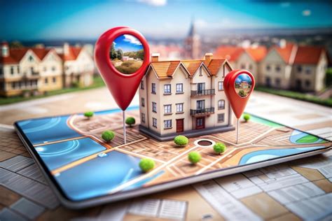 3d Location Map Premium Ai Generated Image