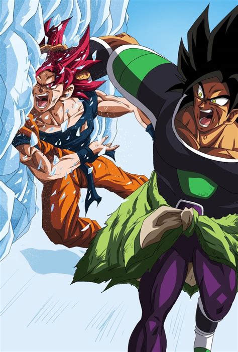 Broly Smashing Gokus Head By Gokugohanfan On Deviantart