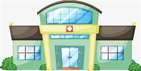 Hospital Cartoon Drawing Free Png And Vector