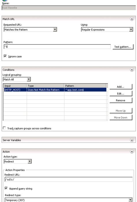 Iis Url Rewrite For Sub Domains Stack Overflow