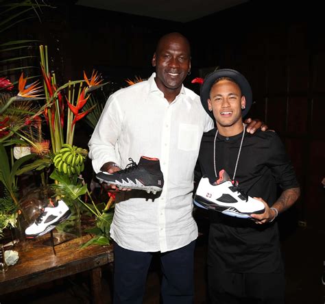 Neymar Jr S Unforgettable Celebration Michael Jordan Surprises With Exclusive Limited Edition