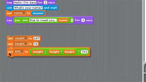 Programming With Scratch Part 2 Math Youtube