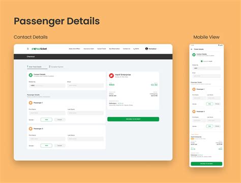 Ticketing Responsive Website UX UI Behance