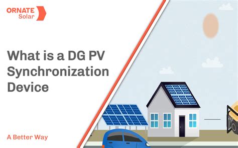 what is dg pv synchronization device in solar power systems