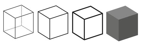 Cube Outline Vector Art Icons And Graphics For Free Download