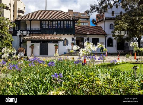 Bogota Colombia November 2020 Beautiful Historic House At The
