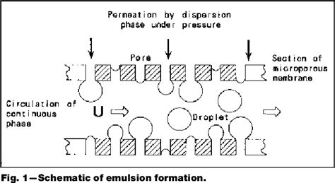 Figure 1 From Wateroil Emulsions Prepared By The Membrane